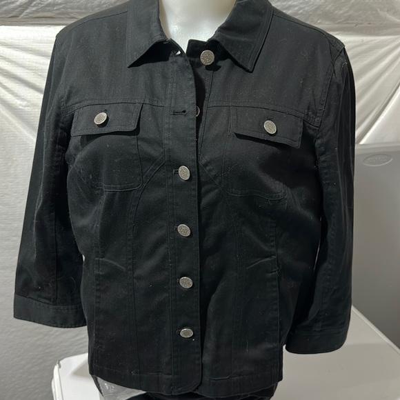 Christopher & Banks | Jackets & Coats | Light Weight Black Jacket ...